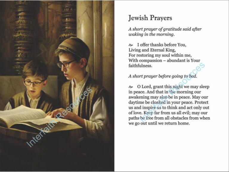 A World of Prayer - Interfaith Prayers for Children - Interfaith Resources